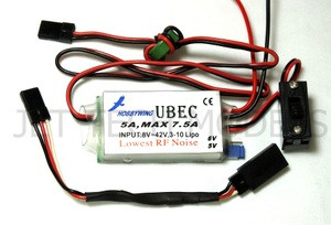 5A External UBEC 42V High Voltage w/ StepDown regulator - JET TECH MODELS